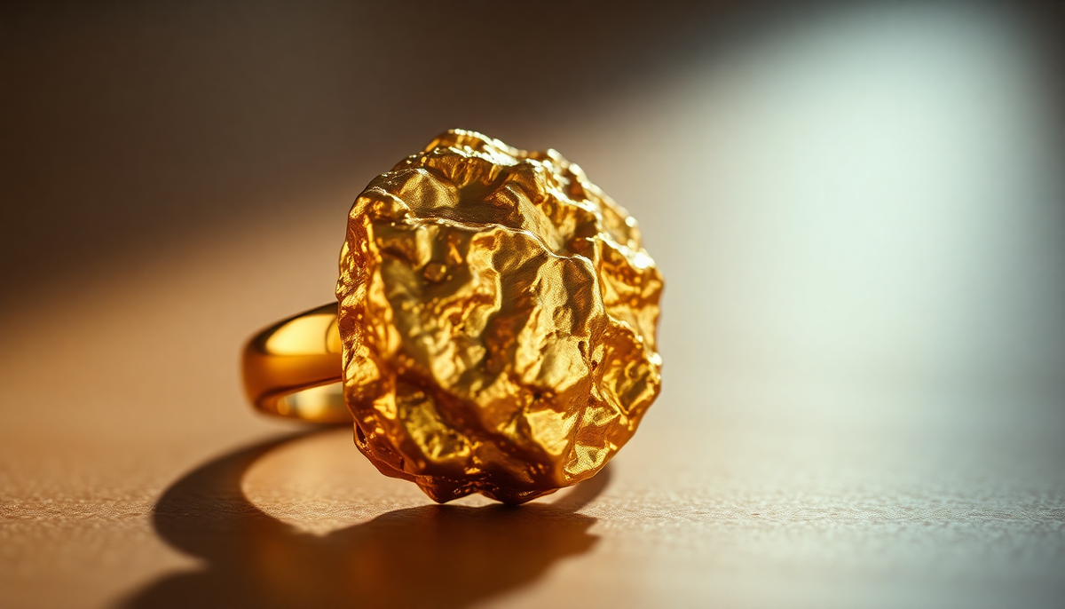 Elevating Your Style with Gold Nugget Rings – Ijaz Jewelers
