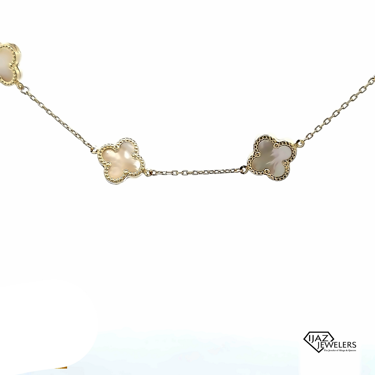 10K Gold VC Inspired Mother of Pearl Necklace – Ijaz Jewelers