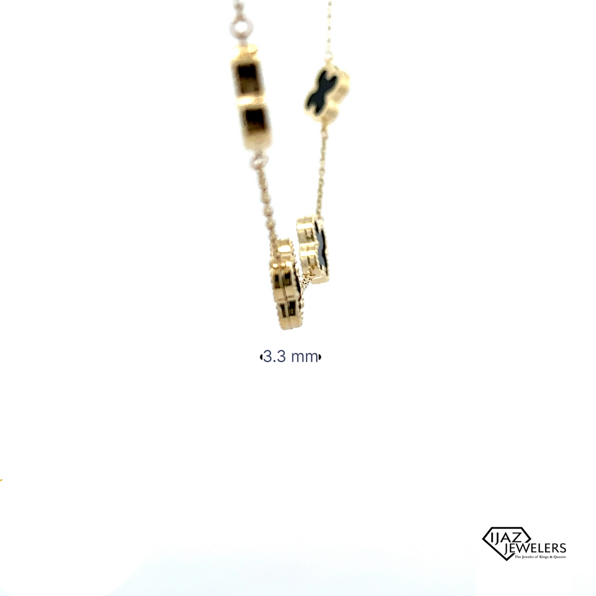 10K Gold Black Onyx VC Inspired Necklace – Ijaz Jewelers