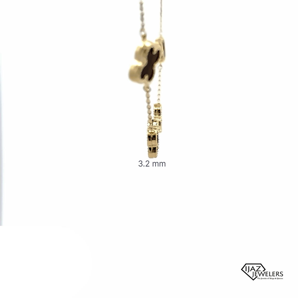 10K Gold Tiger Eye VC Inspired Necklace – Ijaz Jewelers