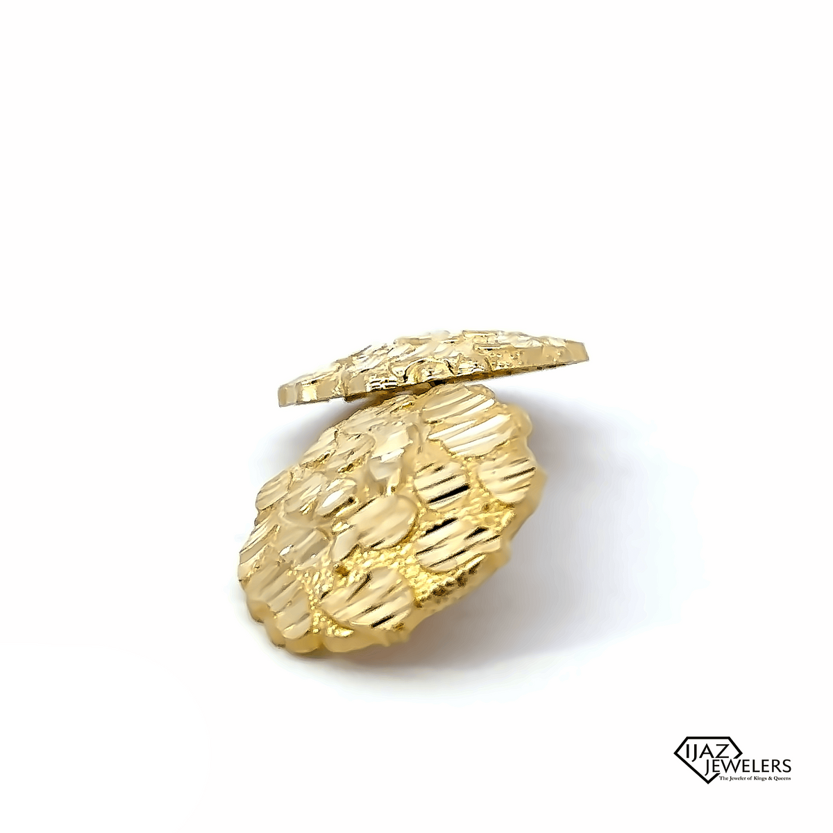 10K Gold Nugget Cookie Earrings – Ijaz Jewelers