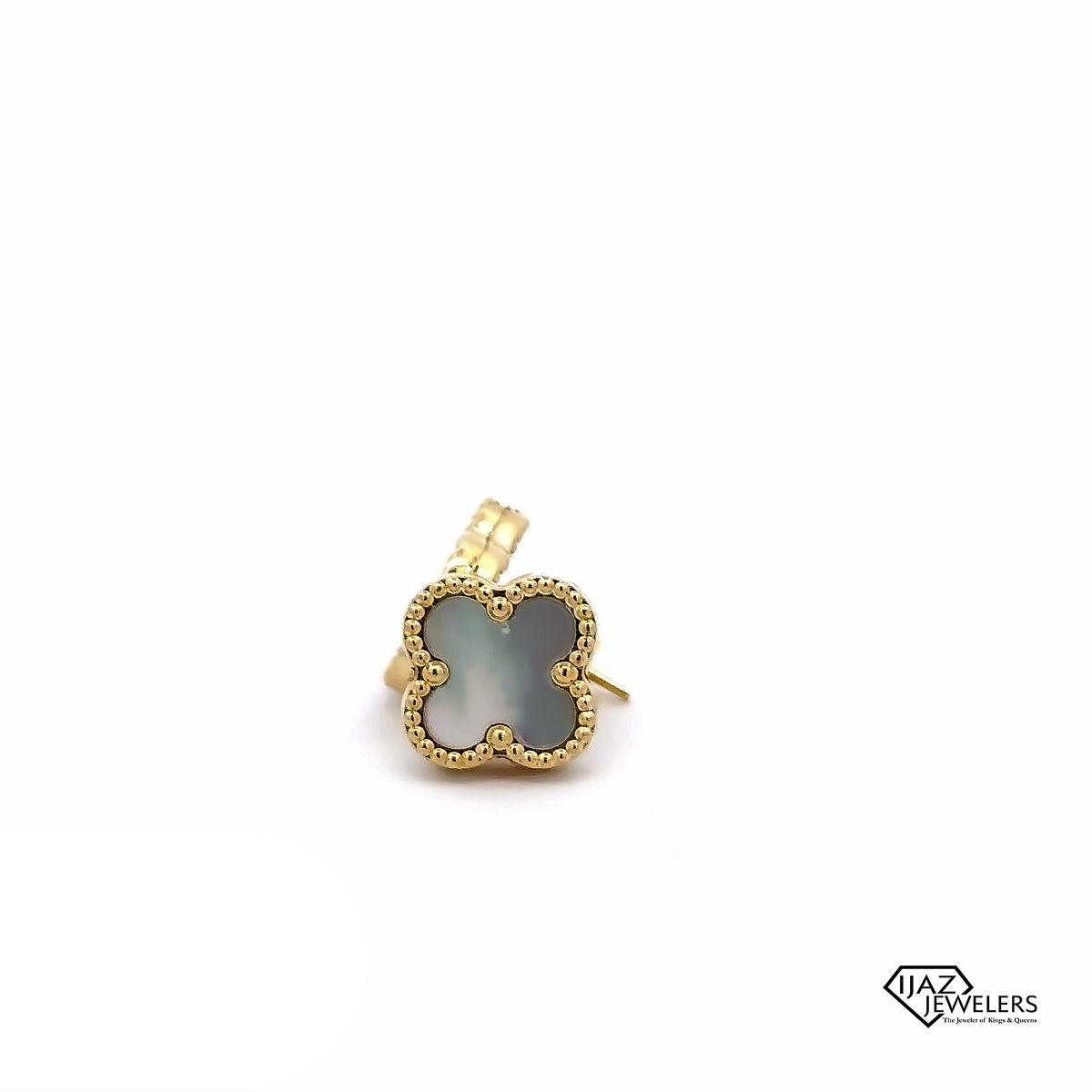 10K Gold Mother Of Pearl VC Inspired Earrings – Ijaz Jewelers