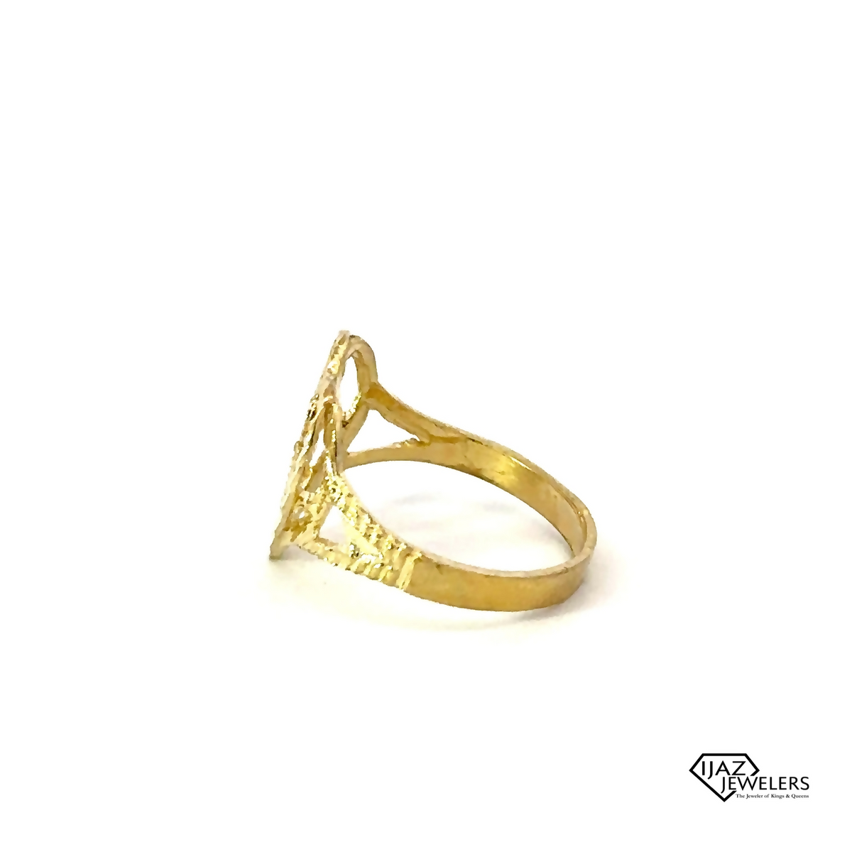 10K Gold Small Heart G Ring – Ijaz Jewelers