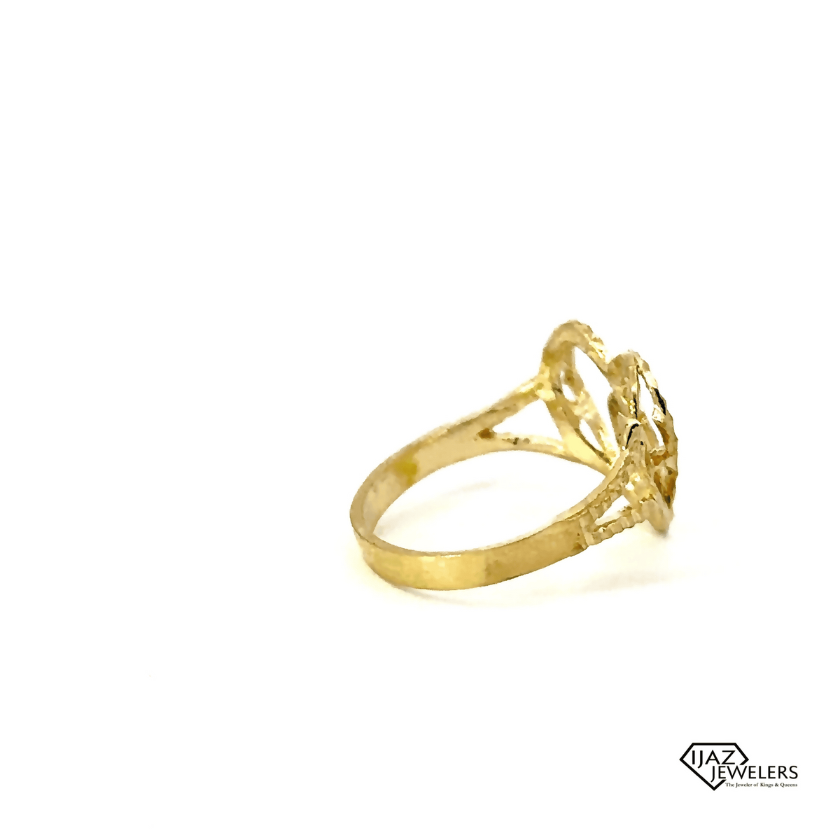 10K Gold Small Heart O Ring – Ijaz Jewelers