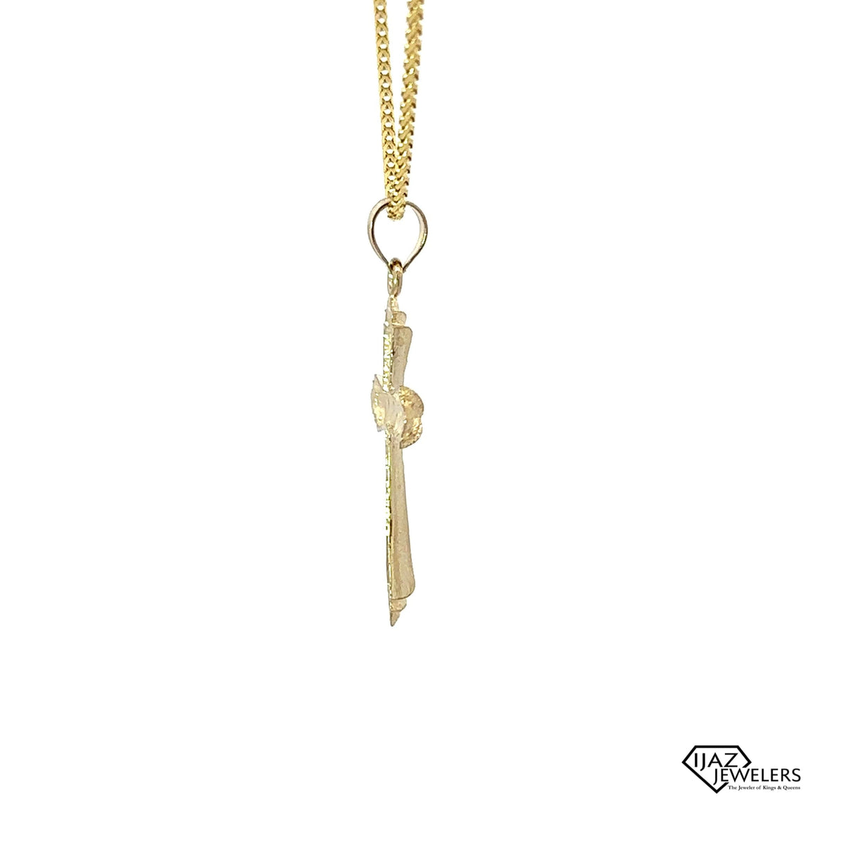 10K Gold Diamond Cut Cross Small Charm – Ijaz Jewelers