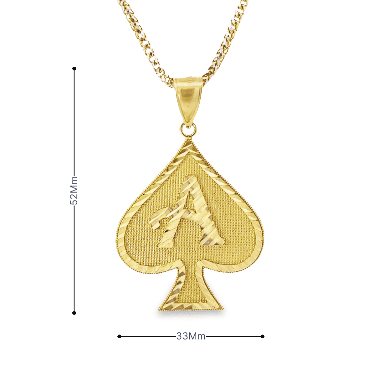 10K Gold Ace Of Spades Charm – Ijaz Jewelers