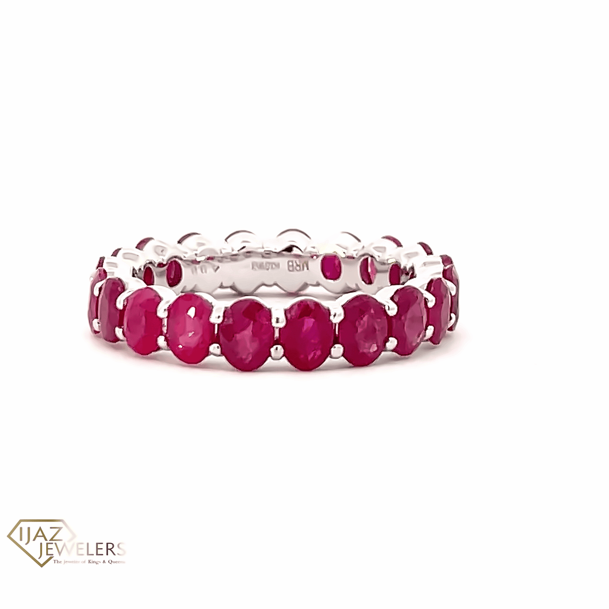 Natural Ruby Infinity Band – Ijaz Jewelers