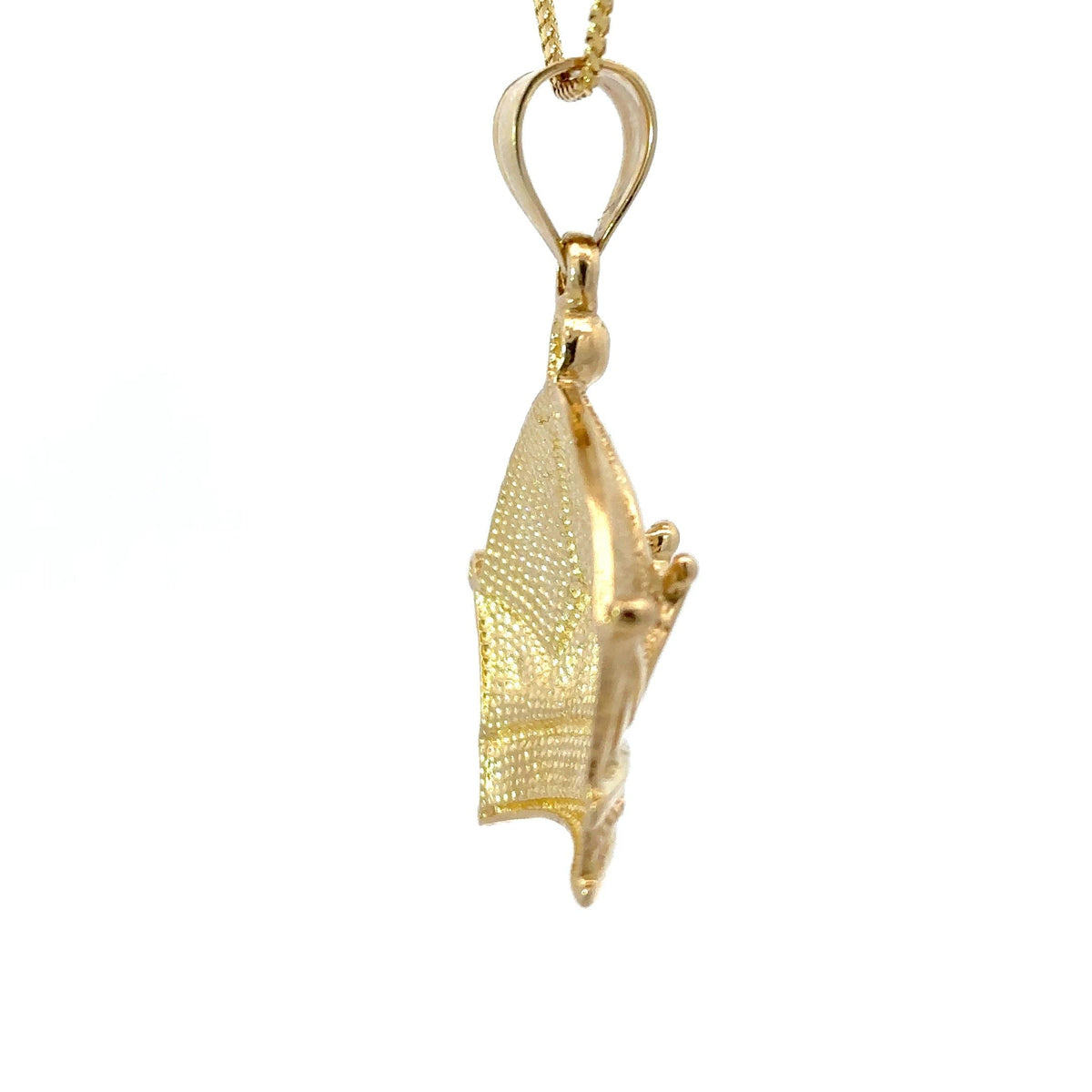 10K Gold Big Crown Charm – Ijaz Jewelers