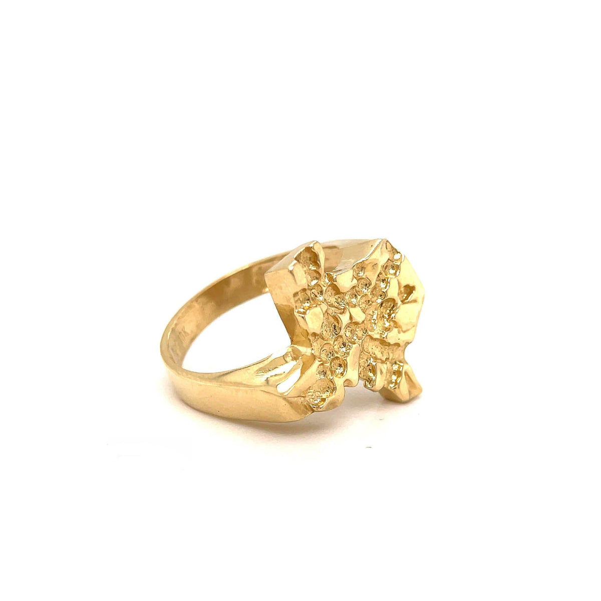 10k Gold Texas Nugget Ring – Ijaz Jewelers
