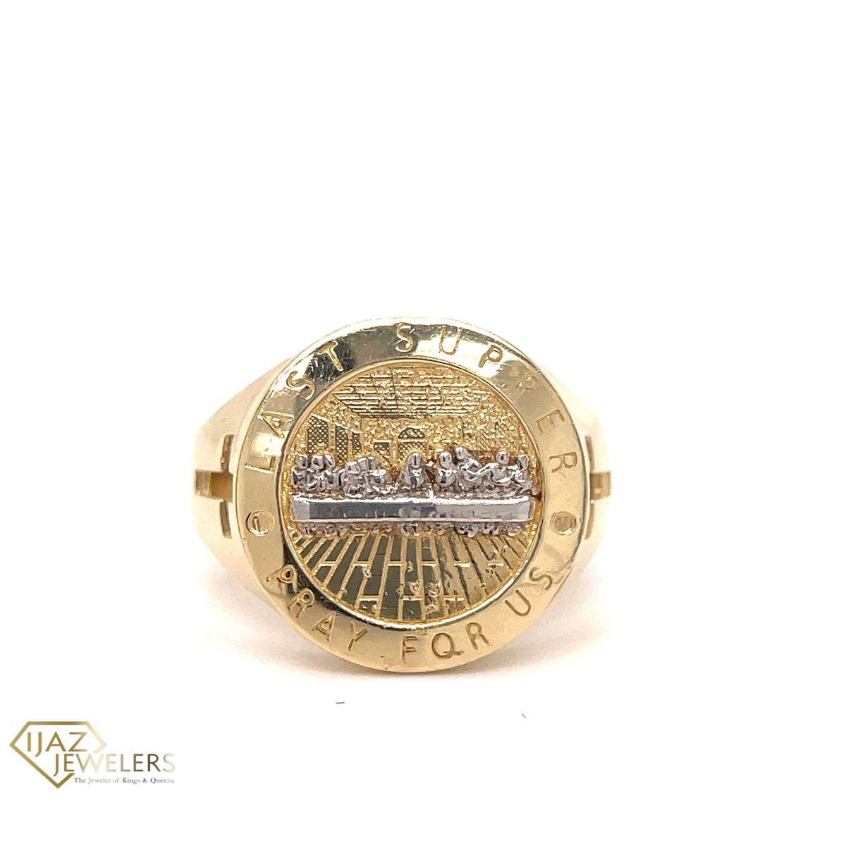 10k Gold 2-Tone Last Supper Ring – Ijaz Jewelers