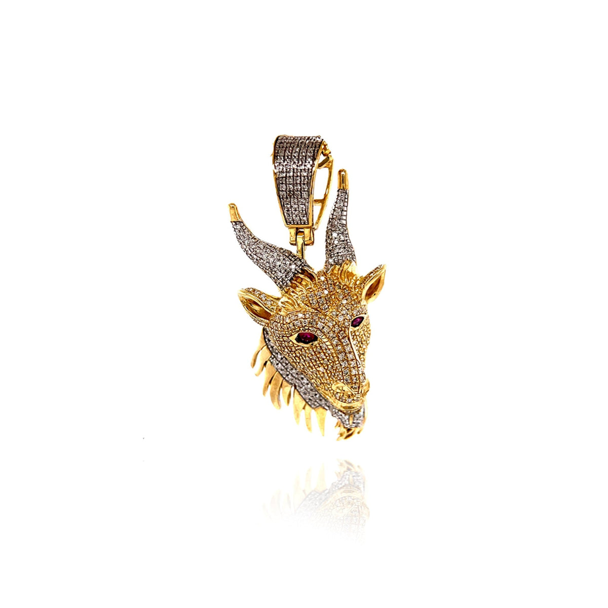 Diamond Goat Head Pendant – Ijaz Jewelers