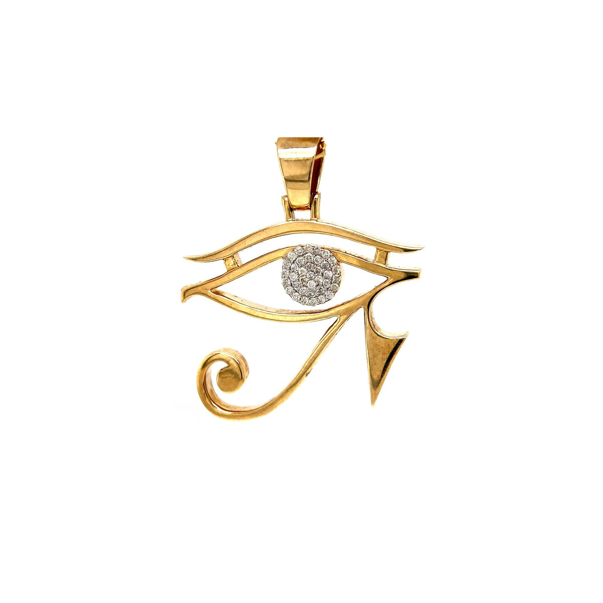 Diamond Eye Of Horus Pendant – Ijaz Jewelers